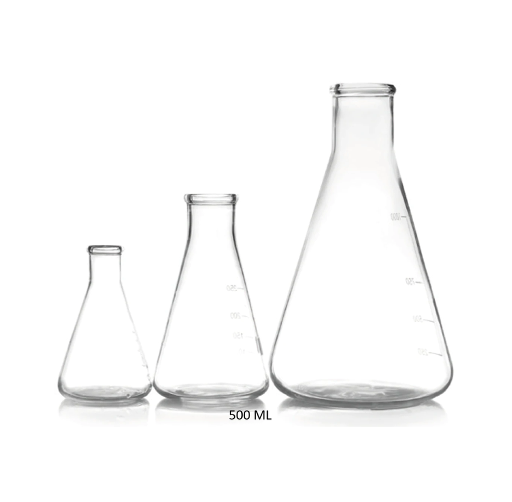 Matraz Erlenmeyer 500 ml. – KRAPE S.A.